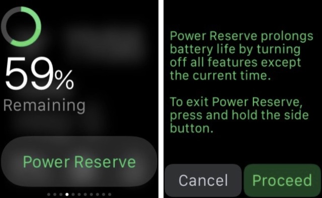 Как использовать режим Power Reserve на Apple Watch?